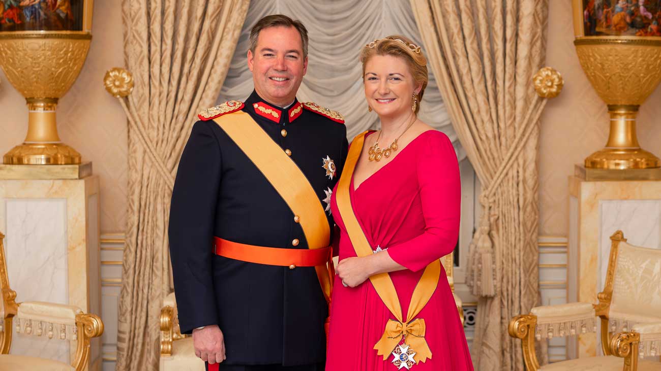 La grande-duchesse Stéphanie porte son diadème de citrine lors de la ...