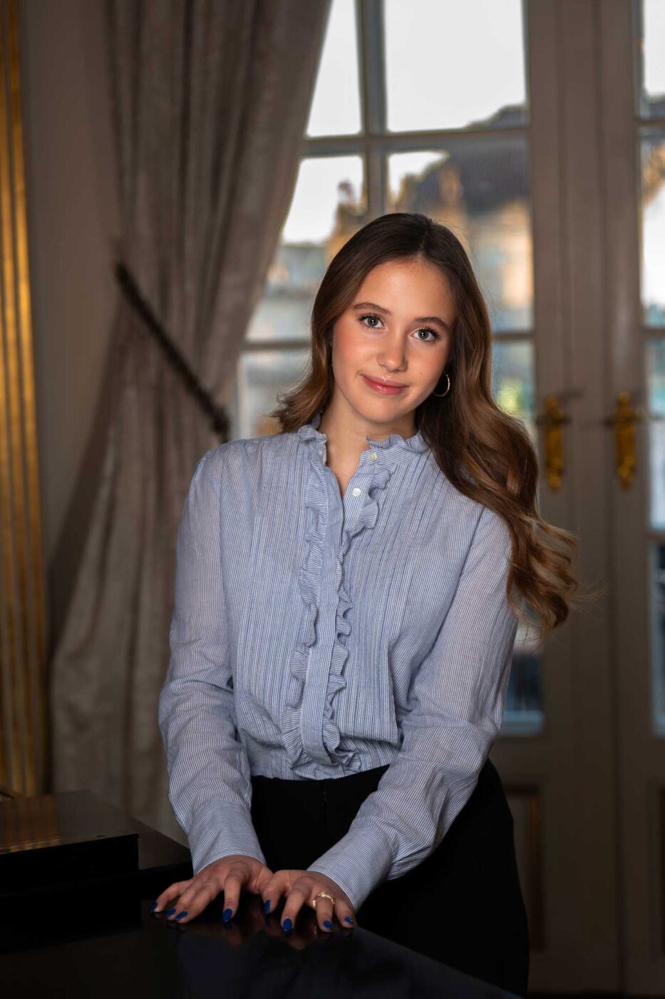 Le prince Vincent et la princesse Josephine posent sur les toits d ...