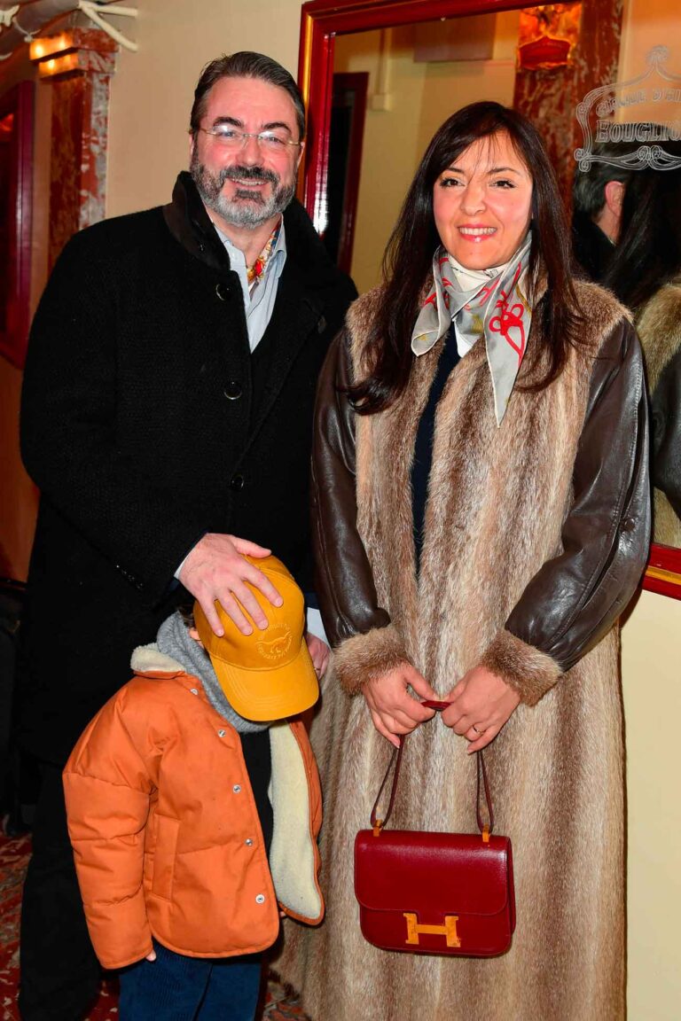 Le prince Joachim et la princesse Yasmine Murat au cirque Bouglione en ...