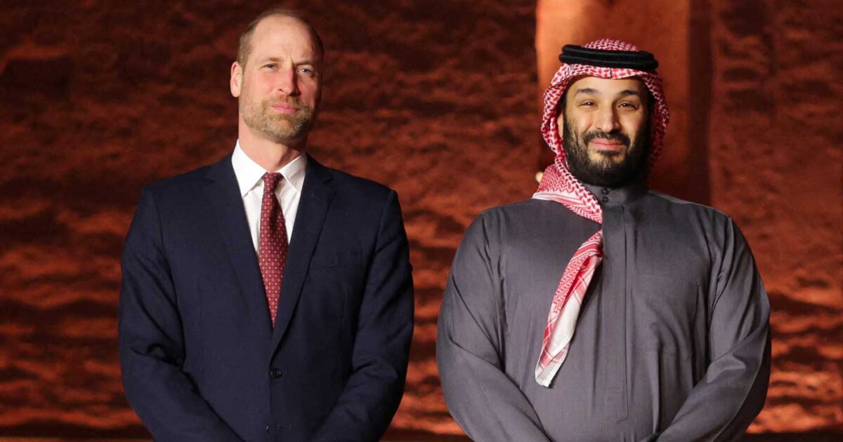 Le prince William découvre le berceau historique de la famille Al Saoud ...