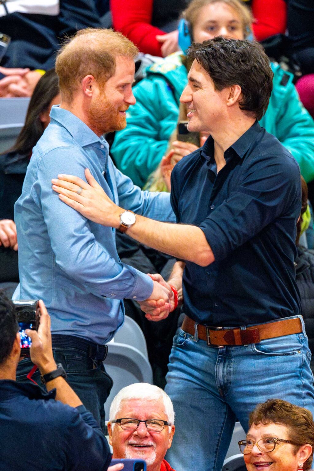 Le prince Harry au ski avec le prince Archie et Justin Trudeau