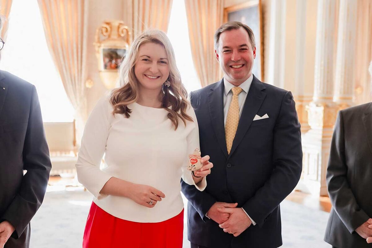Le grand-duc Guillaume et la grande-duchesse Stéphanie reçoivent les ...