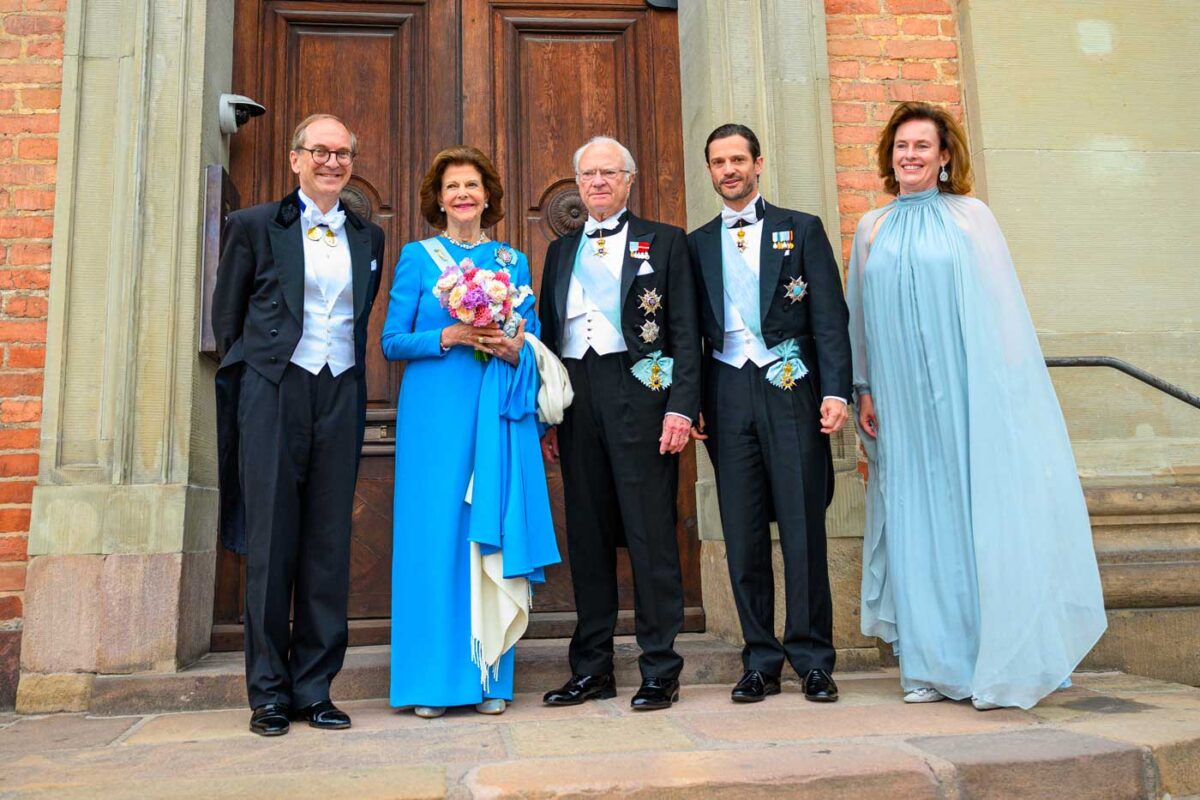 La famille royale de Suède fête les 400 ans de la Maison de la noblesse