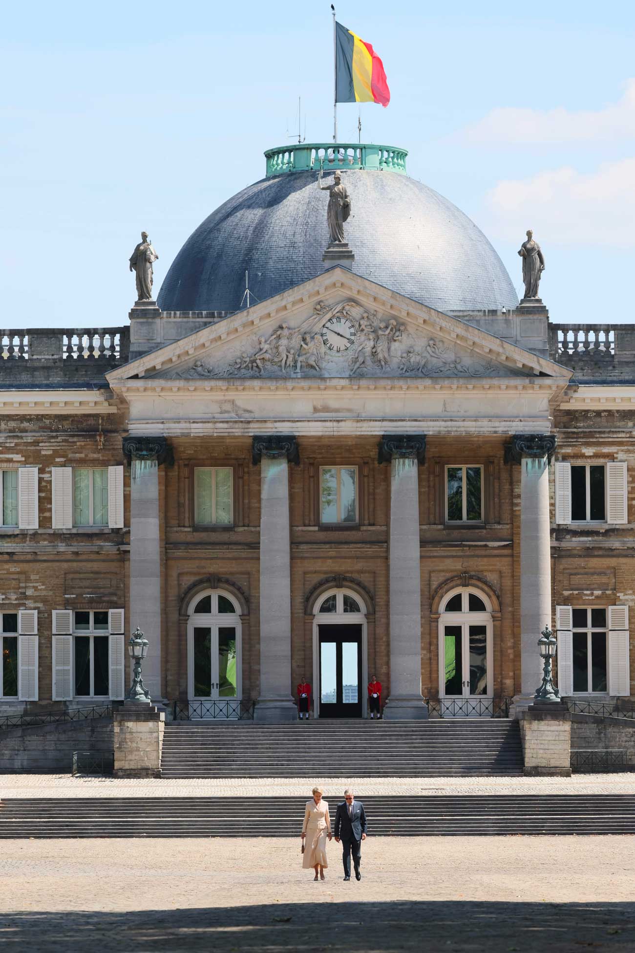 Le roi Philippe et la reine Mathilde ouvrent les portes du château de ...